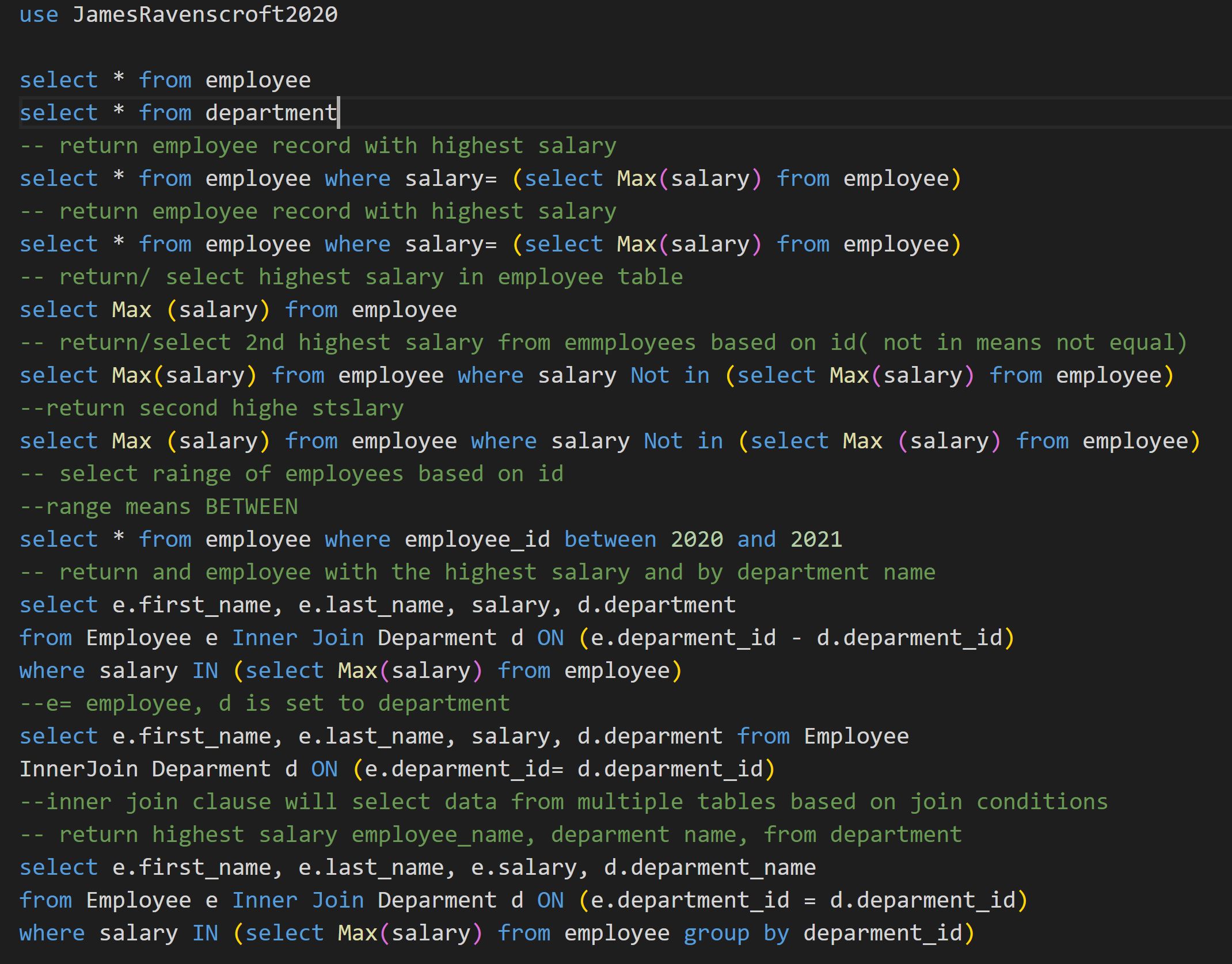 James Ravenscroft III